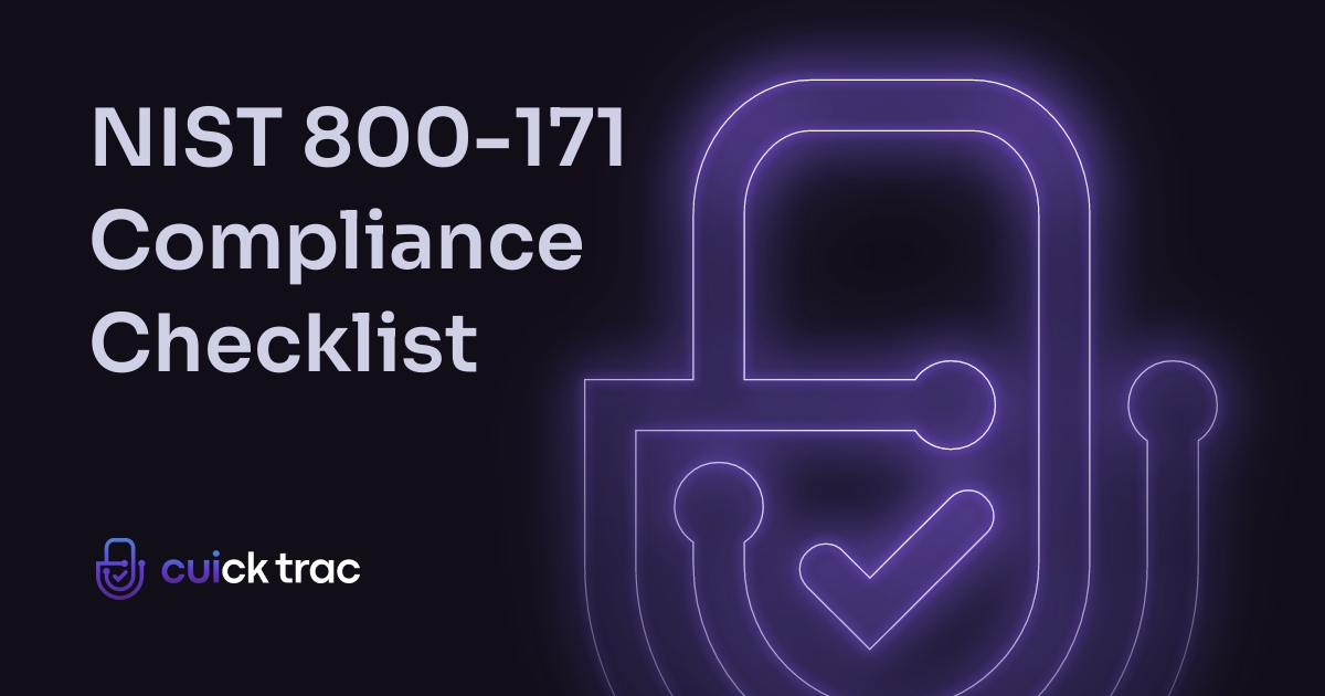 NIST 800-171 Compliance Checklist - Cuick Trac NIST 800-171 Compliance Checklist - Cuick Trac